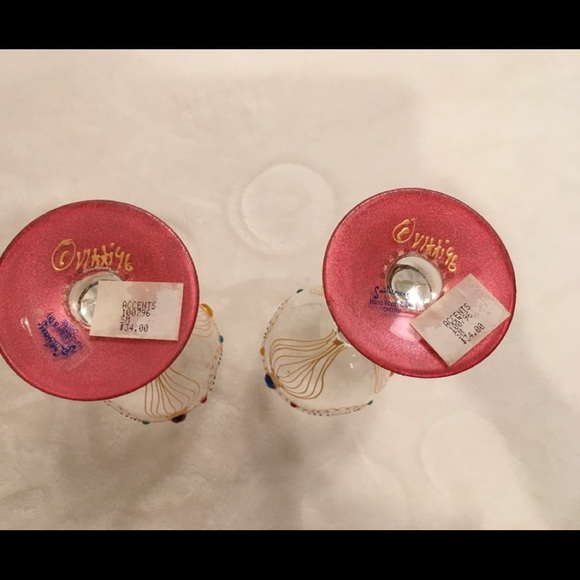 Smithereens | Dining | Smithereens Vikki Hand Painted Wine Glasses ...